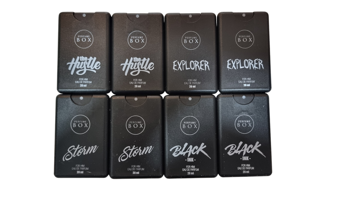 Perfume Box Pack of 8 For Him Pocket Size Colognes 20ml Bottles | Shop ...