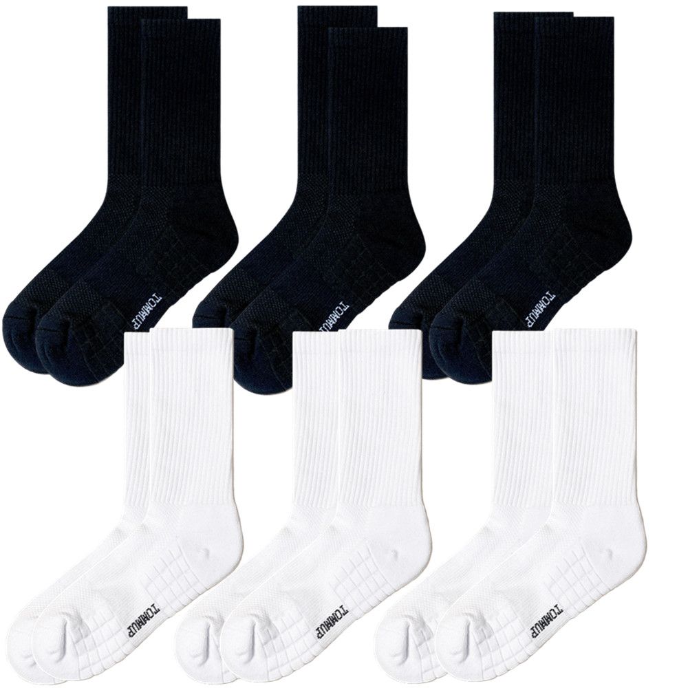 Men's Sports Socks - TOMMUP - Luxury Cotton Sports Socks - Cushioned ...