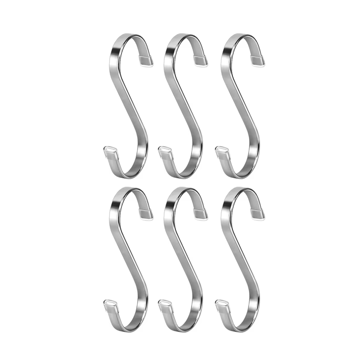 S Hooks for Hanging - Thick, Flat 9.5cm Steel Utility Hooks | Shop ...