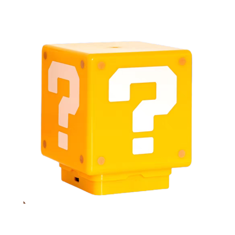 Super Mario Question Mark USB night light with sound effects | Shop ...