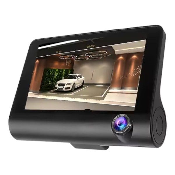 Waterproof 1080P Trio Lens Dash Camera Recorder With Gravity Sensor ...