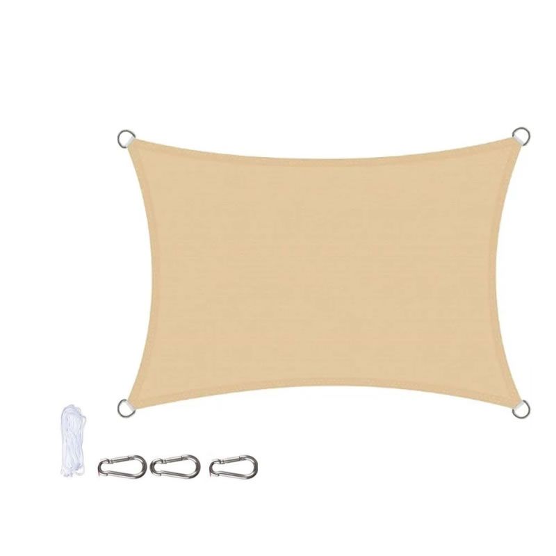 3.97m x 2.97m Anti-UV Sun Shade Sail for Outdoor Garden | Shop Today ...