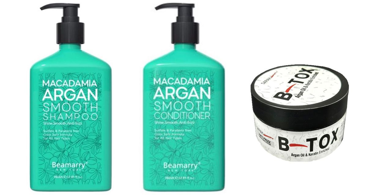Beamarry Macadamia Argan Smooth Set + Sarah Beauty B-Tox 60g | Shop ...