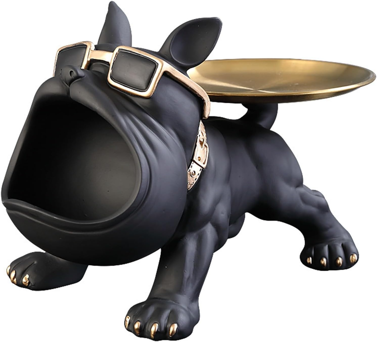 Bulldog Butler Décor with Tray Big Mouth Dog Statue | Shop Today. Get ...