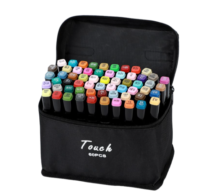 60 Piece Fine Art Dual Tip Markers | Shop Today. Get it Tomorrow ...