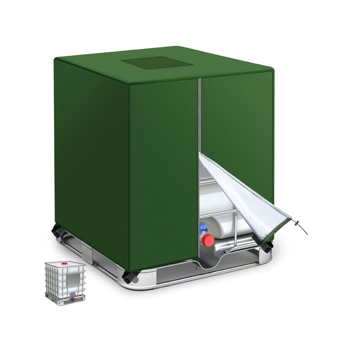 IBC Tank Cover 1000L Tote Cover Protecter for Outdoor Water Tanks ...