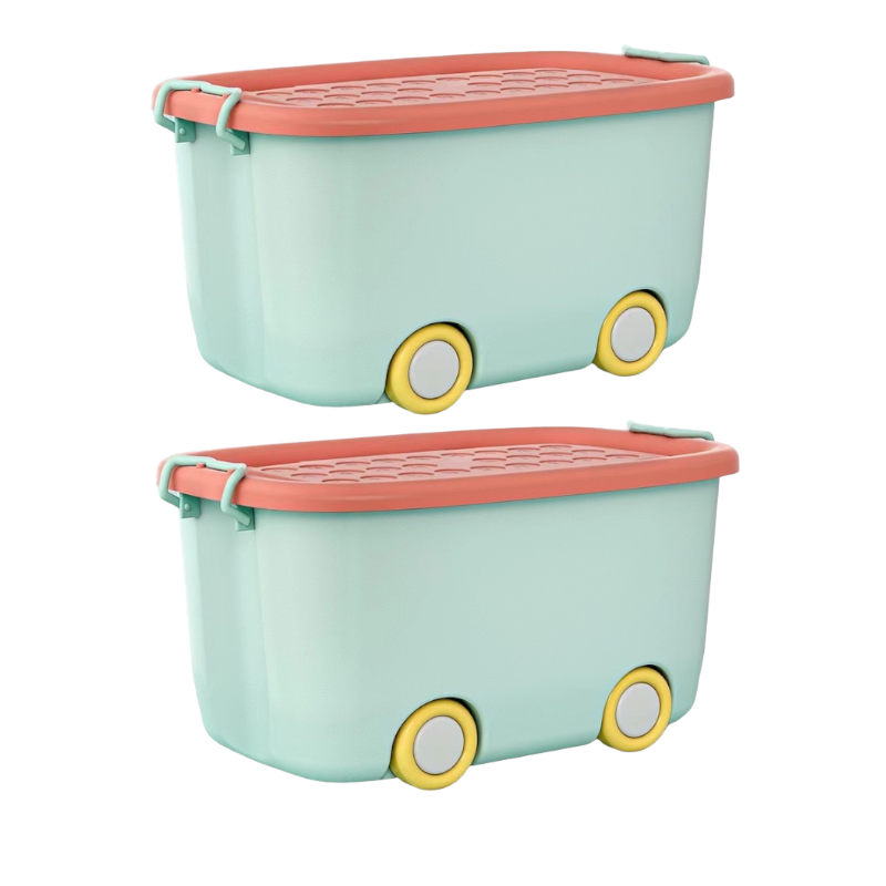 Pack of 2 Stackable Toy Storage Box Container Storage Box | Shop Today ...