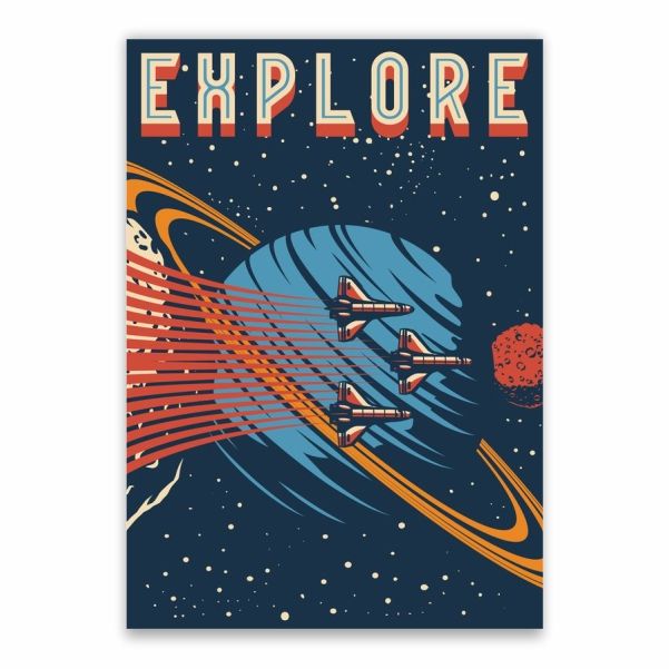 Explore Space Poster - A1 | Shop Today. Get it Tomorrow! | takealot.com