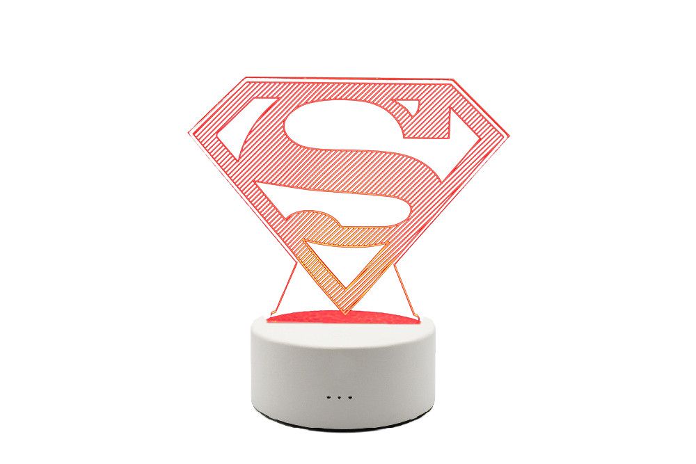 3D LED: DC Superman Optical Illusion Lamps Light | Shop Today. Get it ...