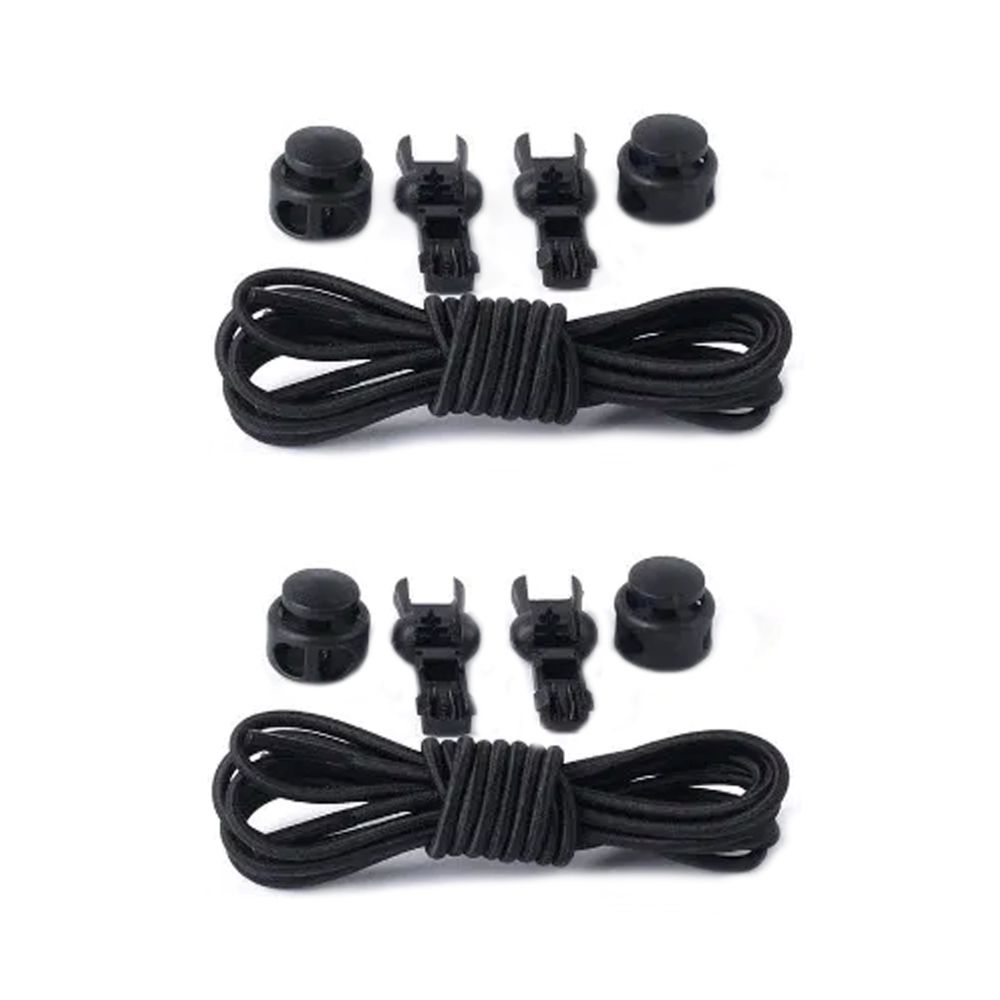 Killer Deals Elastic Lazy No-Tie Speed Silicone Shoelaces Laces - 2 x ...