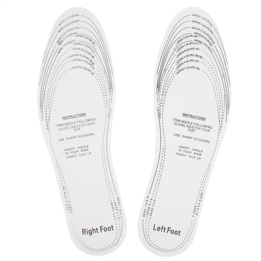 Latex Shoe Insoles Absorbing Sweat Breathable Shock Absorption ...