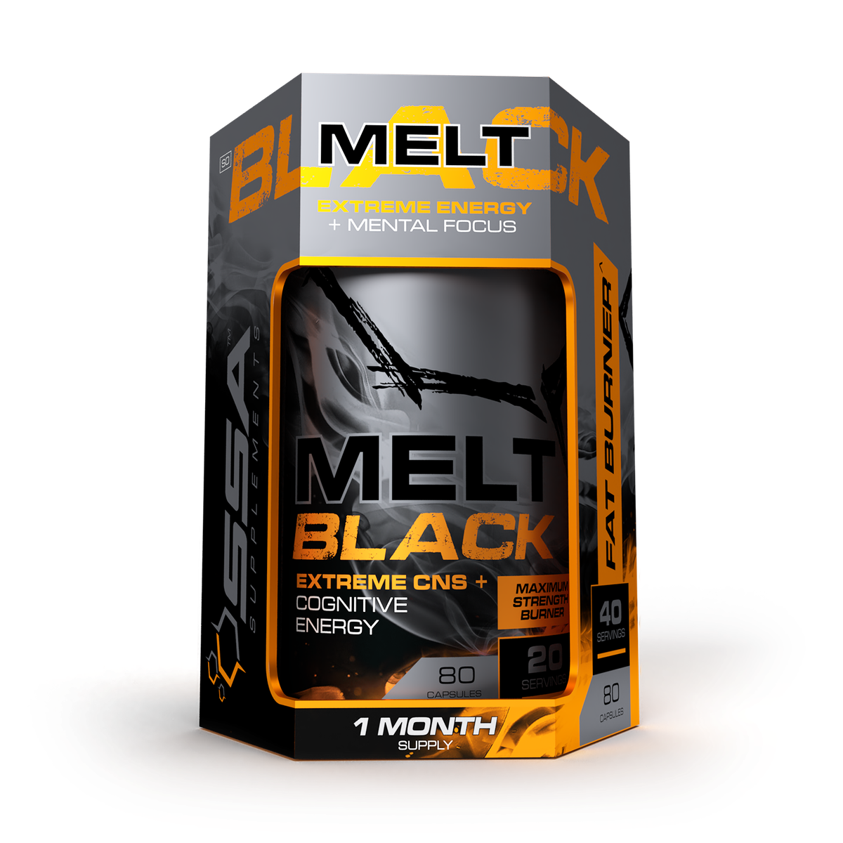 SSA Supplements Melt Black 80-Capsules | Shop Today. Get it Tomorrow ...
