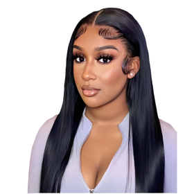 VSP 18-inch Straight Wig 13x4 HD Lace Front Wig Brazilian Hair Glueless ...