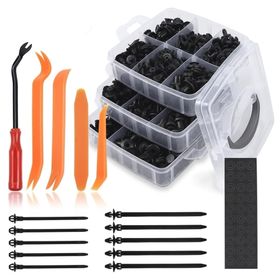 675 Piece Auto Retainer Plastic Fastener Clips & Car Trim Removal Tool ...