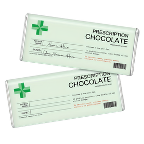 6-Pack Prescription Style Chocolate Bar Labels, Novelty Vinyl Stickers ...