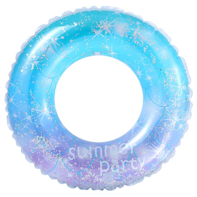 Olive Tree-Inflatable Swim Ring Tube Water Floaty Glitter Star Toy ...