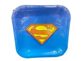 Superman Blue Paper Paper Plates - 10 Pieces | Shop Today. Get it ...