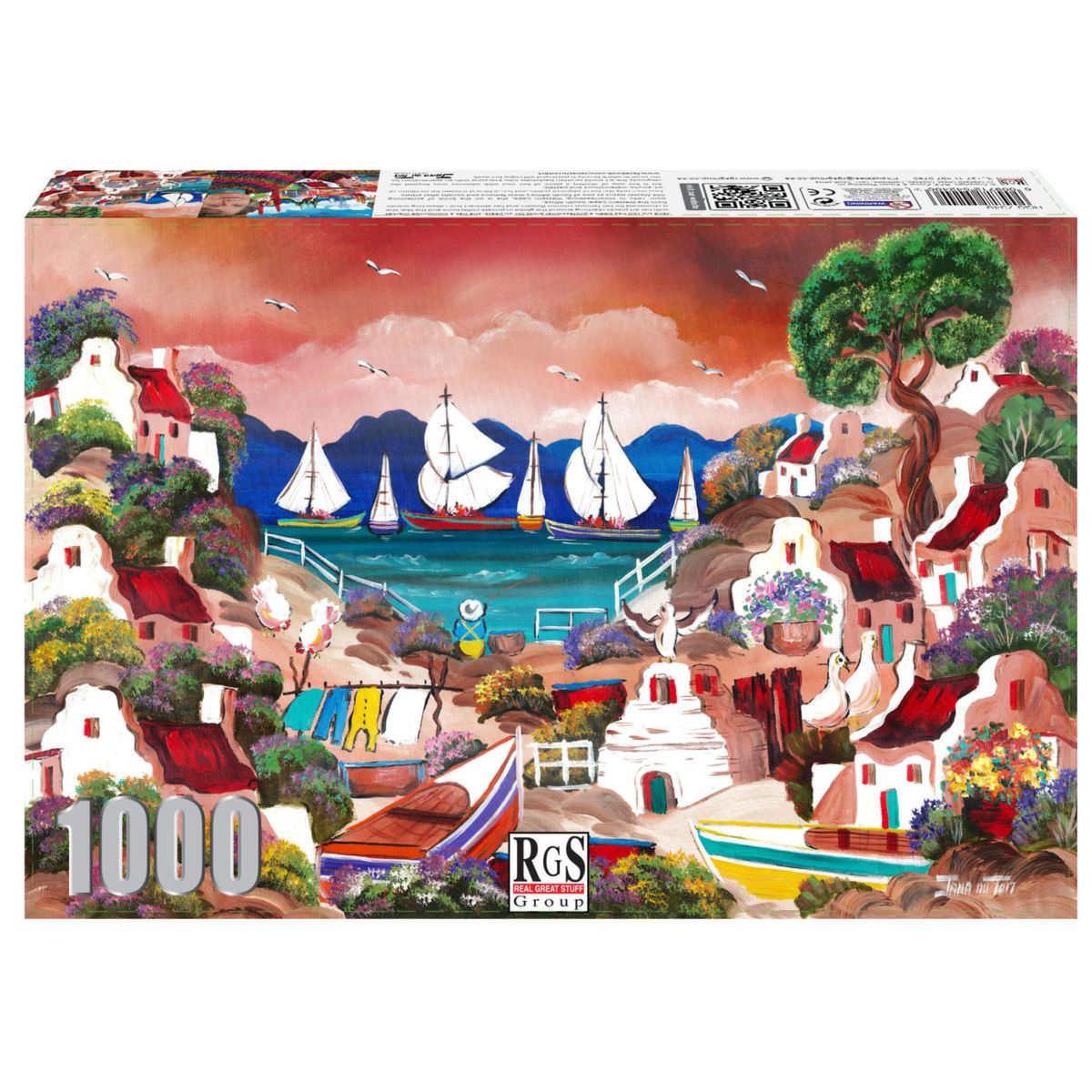 RGS Group Cape Fishing Village 1000 Piece Jigsaw Puzzle | Shop Today ...