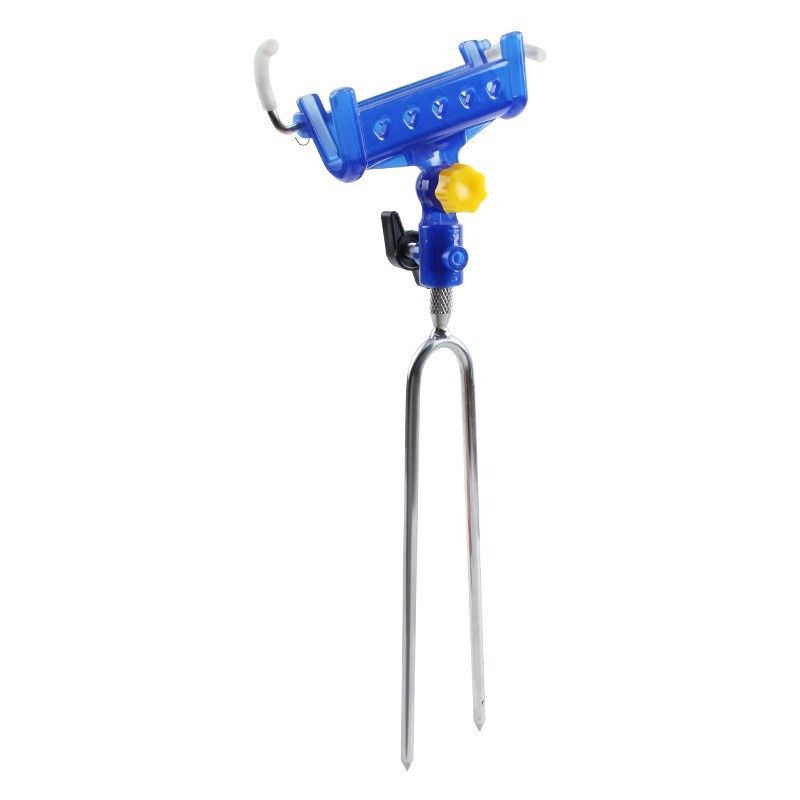 Self Locking Bracket Adjustable Fishing Rod Holder, Metal Grounding ...