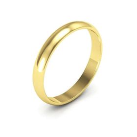 9ct Yellow Gold 5mm Plain Half Round Band | Shop Today. Get it Tomorrow ...