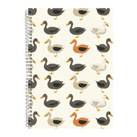 Pattern8 A4 Notebook Spiral Lined Mini Mighty Ducks Graphic Notepad ...