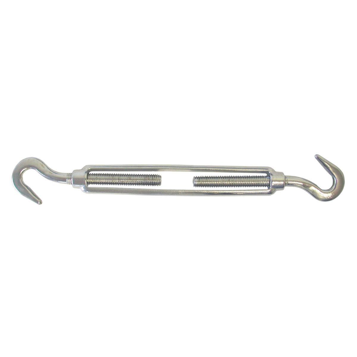 Frame Turnbuckle for Boats with 2 Hook Ends - 12mm (316 Stainless Steel ...