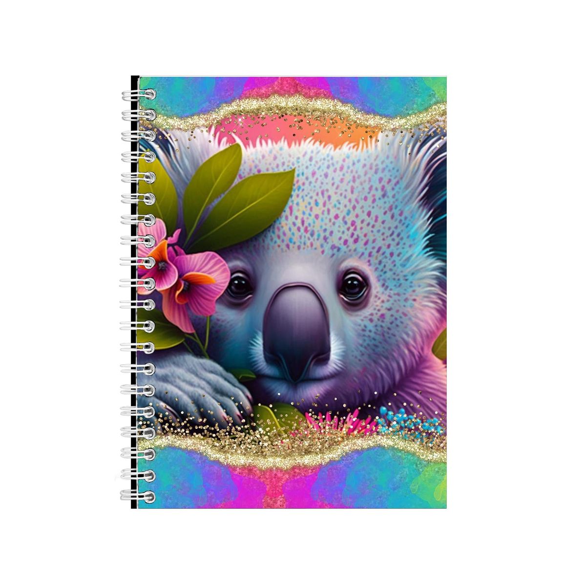 Cute Koala Neon Notebook Gift Idea Writing Book Notepad Pad 71 | Shop ...