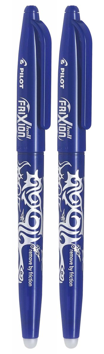 Pilot Frixion Ball Erasable Ballpoint Pen Pack of 2 - Blue | Shop Today ...