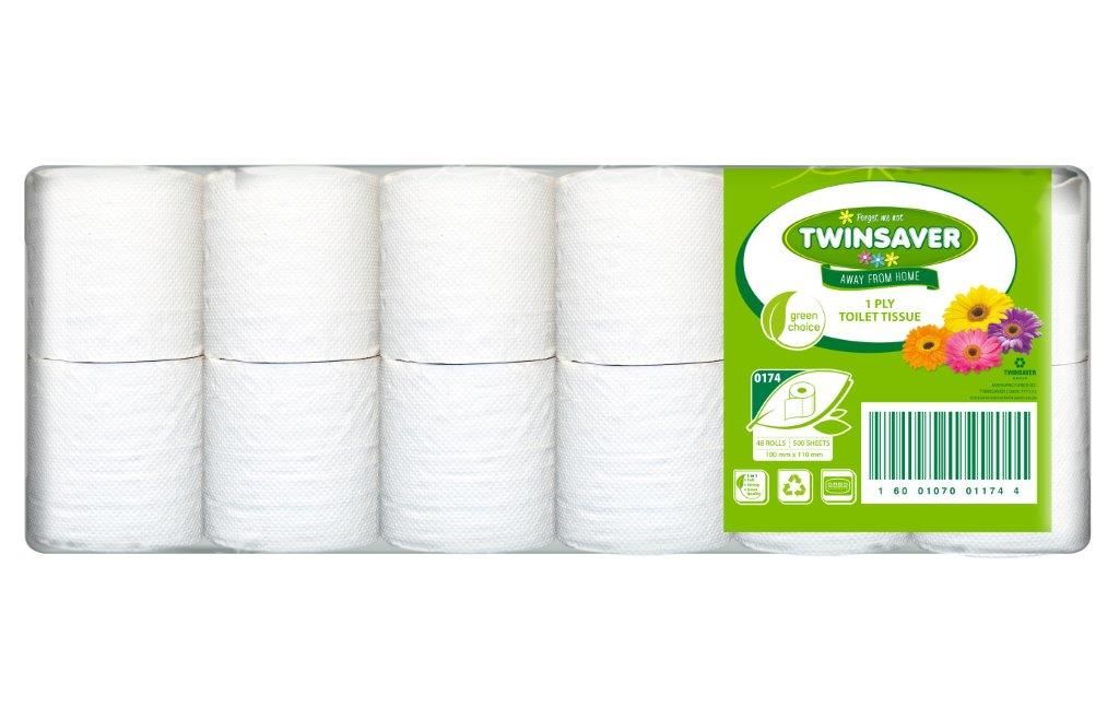 Toilet Paper 1ply - 48 Rolls Twinsaver 0174 | Shop Today. Get it ...