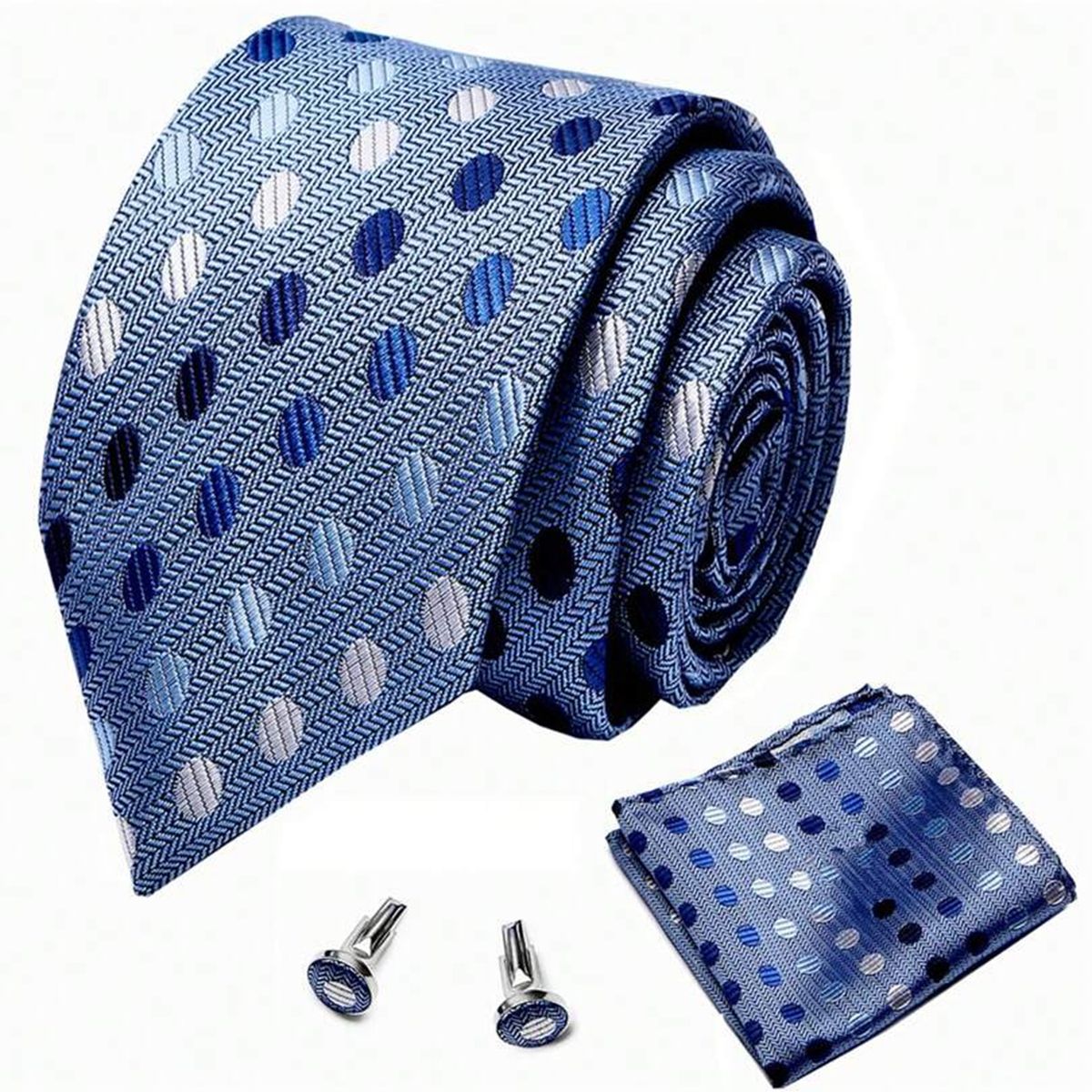 Hi-Tie Silk Ties for Men Classic Woven Silk Business Polka Dot Mens Ties | Shop Today. Get it ...