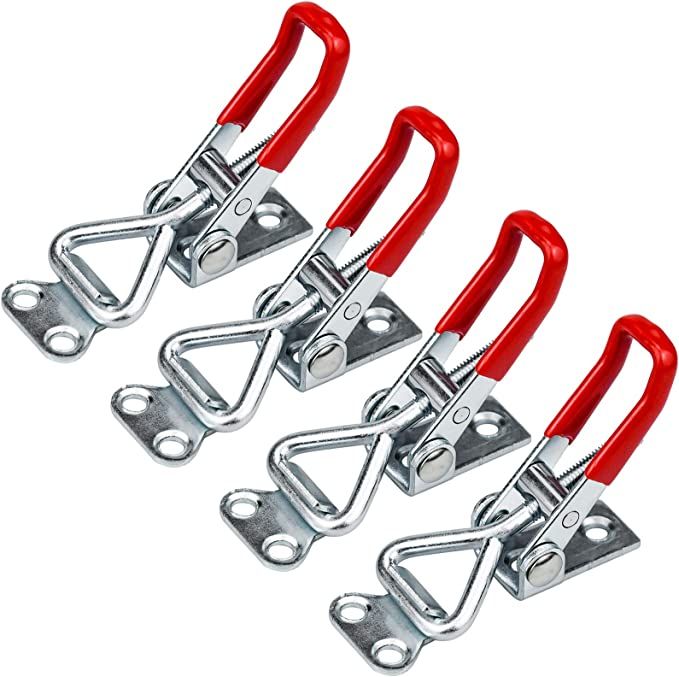 4 Pieces Toggle Clamp Latch, 100KG Adjustable Toggle Latch | Shop Today ...
