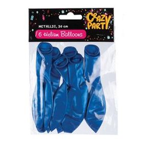 Balloons Helium Metallic Blue - 6 Piece | Shop Today. Get it Tomorrow ...