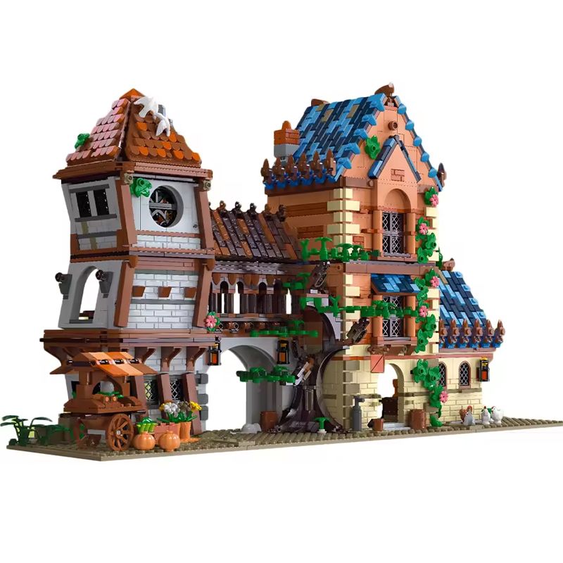 Medieval Tavern Building Blocks - 2843 Pieces (Not a Lego Branded ...