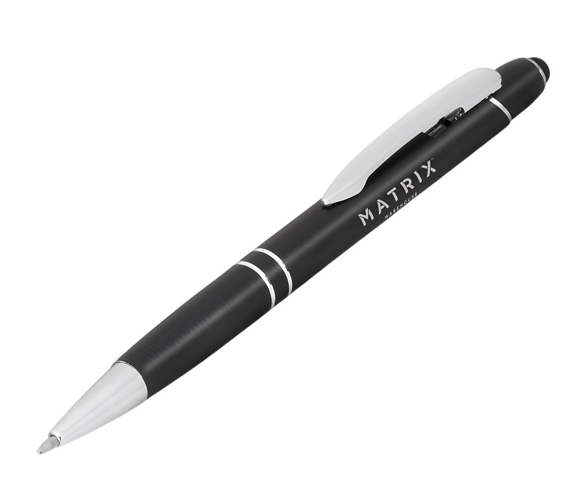 Matrix Stylus Ballpoint Pen 2-in-1 - Black Aluminum | Shop Today. Get ...