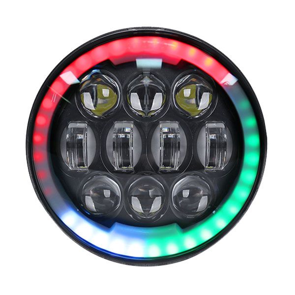 LED360 5.75" 80w Cree LED Headlight with RGB Lighting Control | Shop ...
