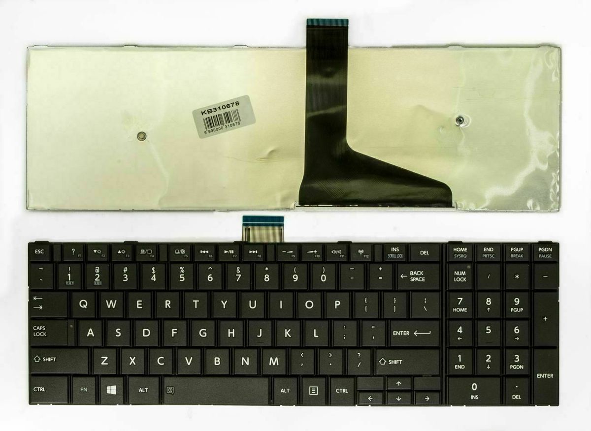 Replacement Laptop Keyboard For Toshiba Satellite C50-B C55D-B Pro R50 ...