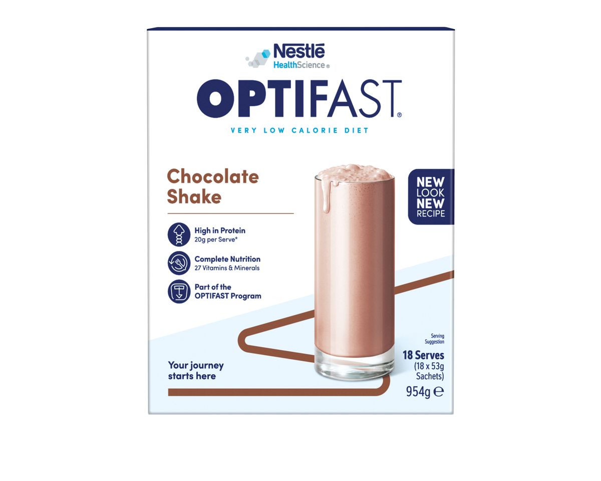 OPTIFAST Milk Shake Chocolate 18 x 53gr | Shop Today. Get it Tomorrow ...