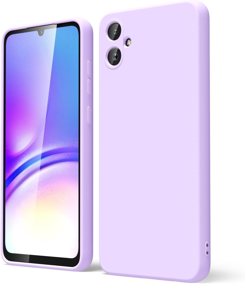 Liquid Silicone Back Case Compatible with Samsung Galaxy A06 - Purple ...