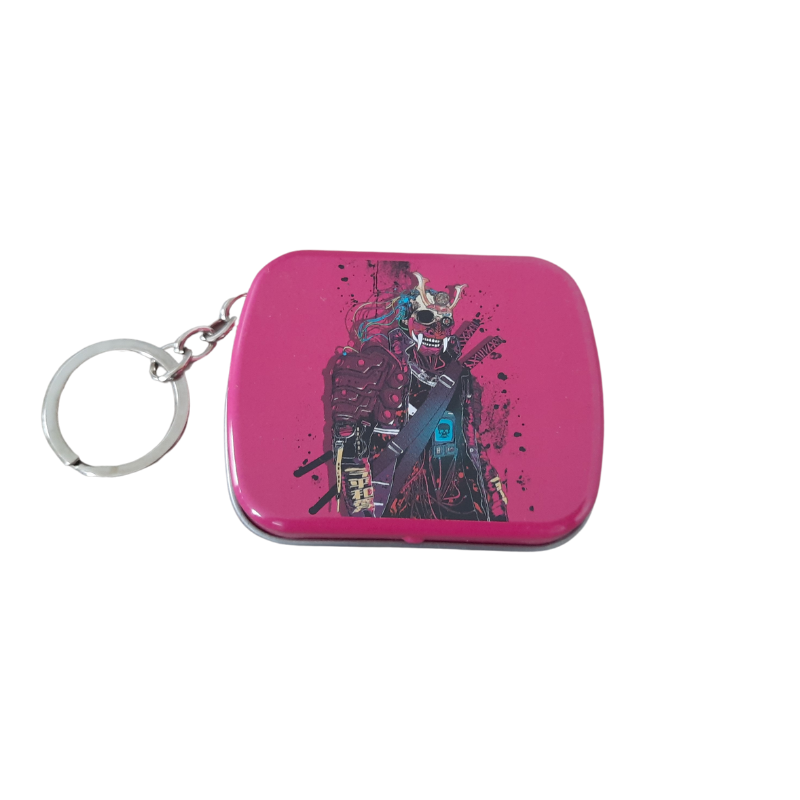 Key Chain Storage Tin-Box (Samurai warrior Design) | Shop Today. Get it ...