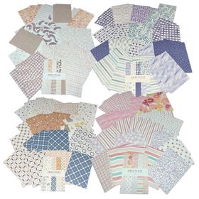 Craft Decorative Scrapbooking Paper Pad Notebook Set Of 4 (200 Pages ...