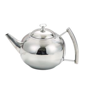 Stainless Steel Teapot with Strainer Insert 1.5 Litre Kettle Coffee Pot ...