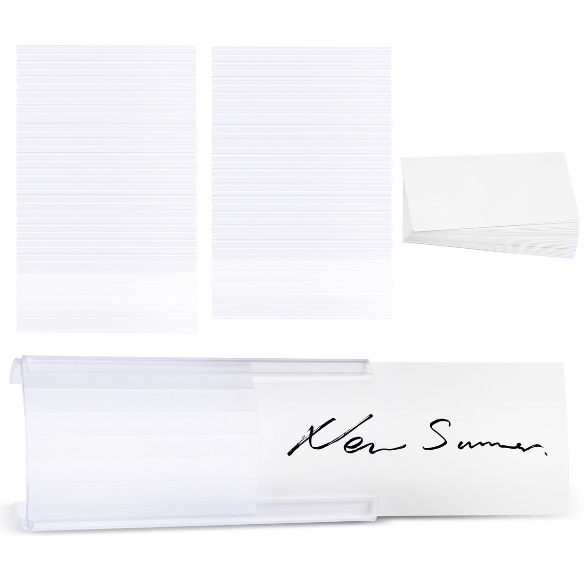 Wire Shelf Label Holders, 30 Pack Plastic Wire Shelf Label Clips | Shop ...