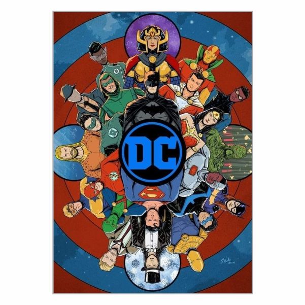 DC Characters Collage Poster - A1 | Shop Today. Get it Tomorrow ...