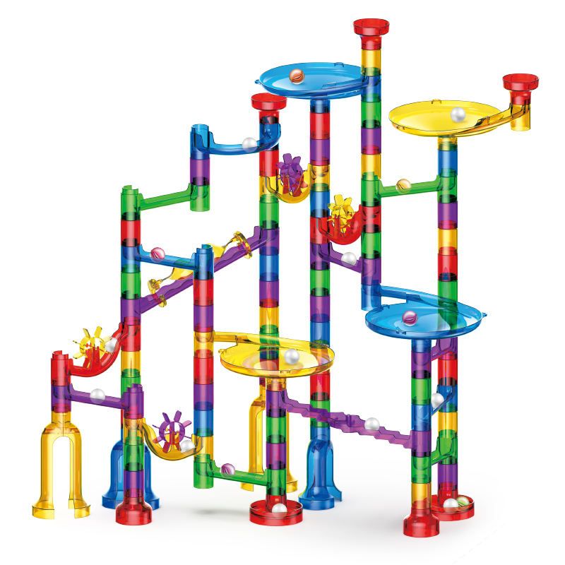 HEMCO Marble run game toy for kids marble race track Build 130Pcs-4693 ...