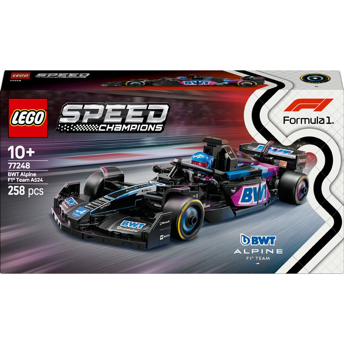 LEGO® Speed Champions BWT Alpine F1® Team A524 Race Car Toy Vehicle ...