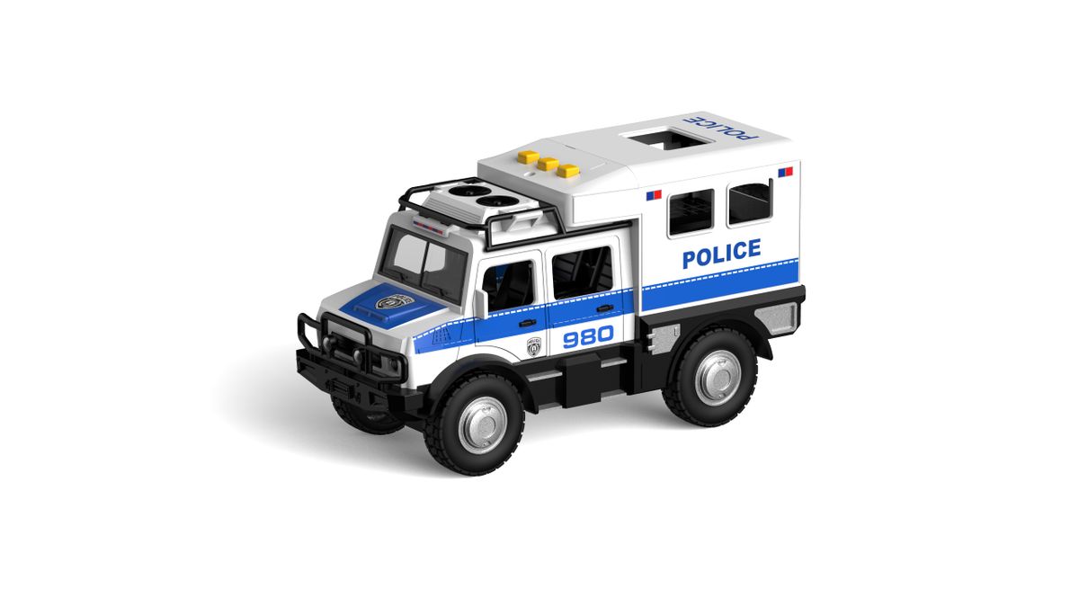 Toys of BOLDCUBE - Police Recreational Vehicle (Police RV) - White ...