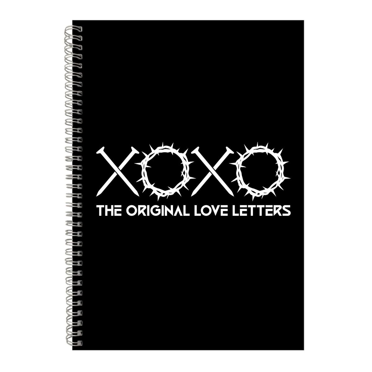 Love Letters A4 Notebook Spiral Graphic Christian Easter Words Present