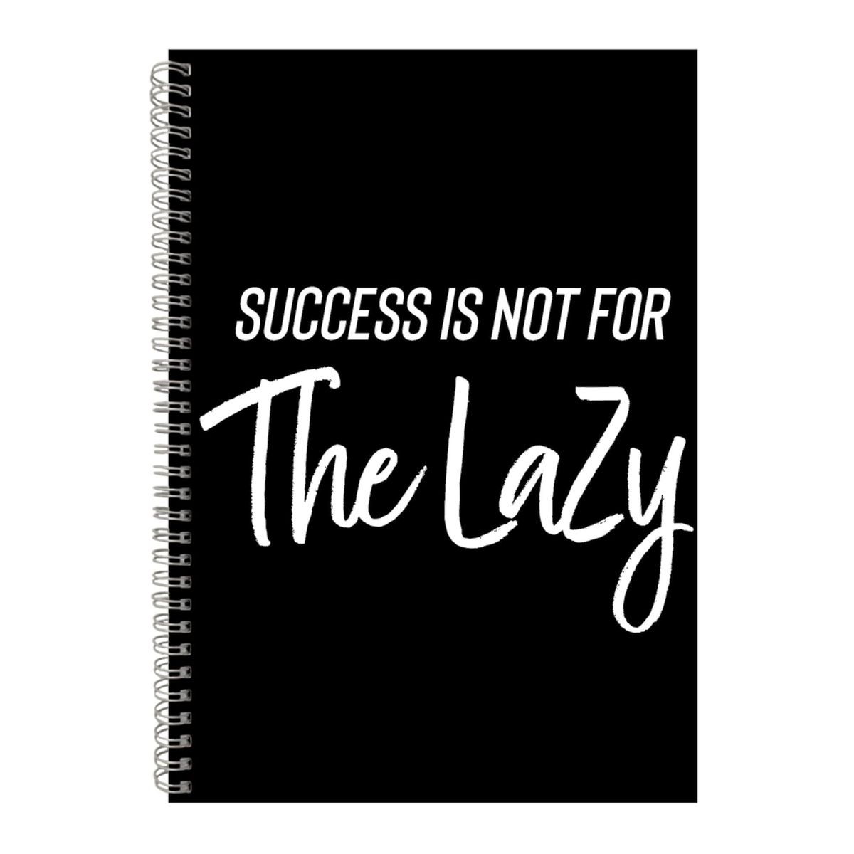 Lazy A4 Notebook Spiral Lined Motivational Sayings Graphic Notepad Gift ...