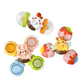 3pcs Window Suction Spinning Fidget Stacking Toy, Toddler Sensory Bath ...