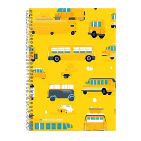 Transport A4 Notebook Spiral Lined Back To School Graphic Notepad Gift ...